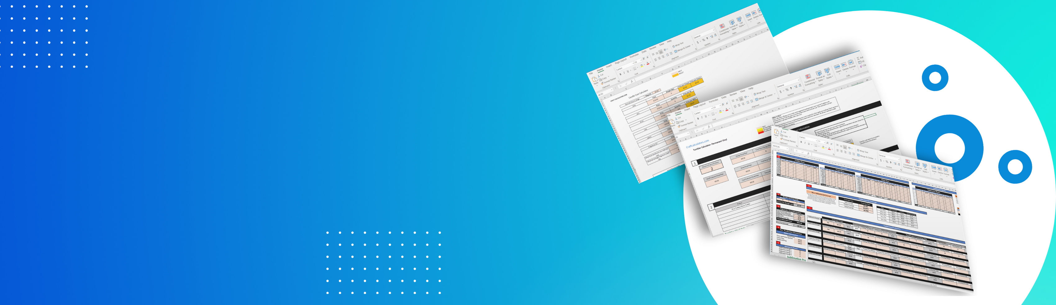 Editable Pricing Spreadsheets for Crafters | Craft Calculators
